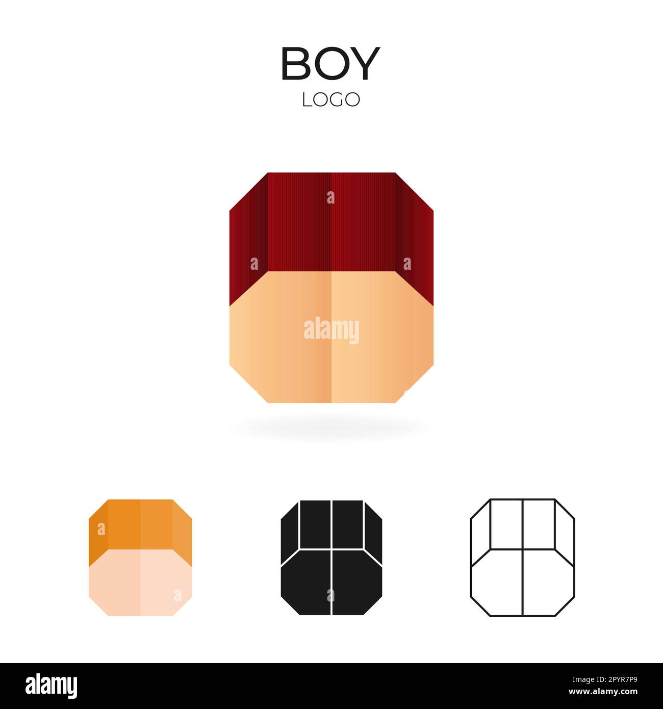 Men polygon Stock Vector Images - Alamy