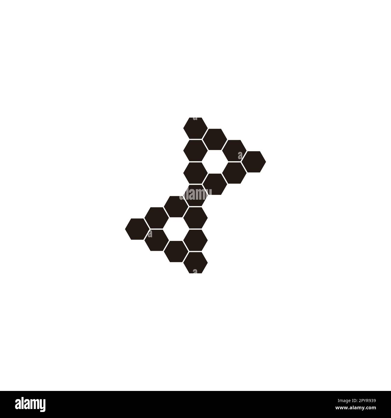 Letter dp hexagons geometric symbol simple logo vector Stock Vector ...