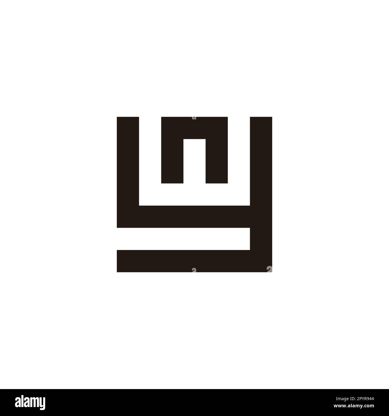 Letter s y n logo hi-res stock photography and images - Alamy