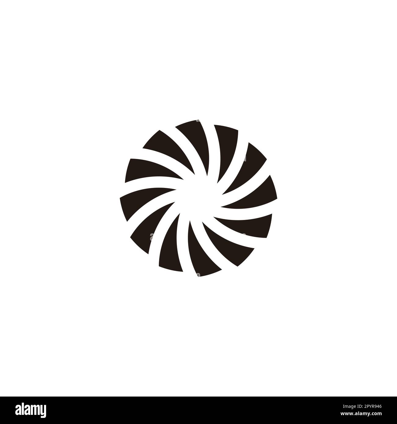 Letter O folds geometric symbol simple logo vector Stock Vector Image ...