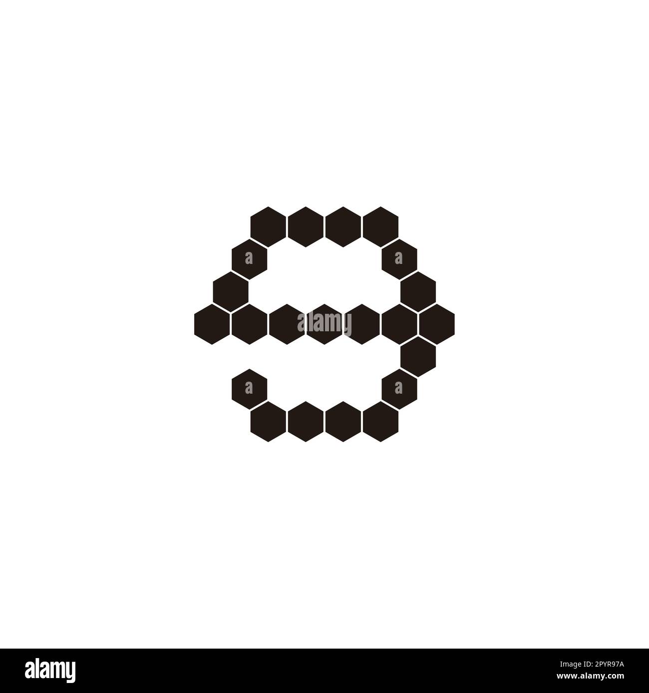 Letter G Hexagons Hexagonal Geometric Symbol Simple Logo Vector Stock Vector Image And Art Alamy 