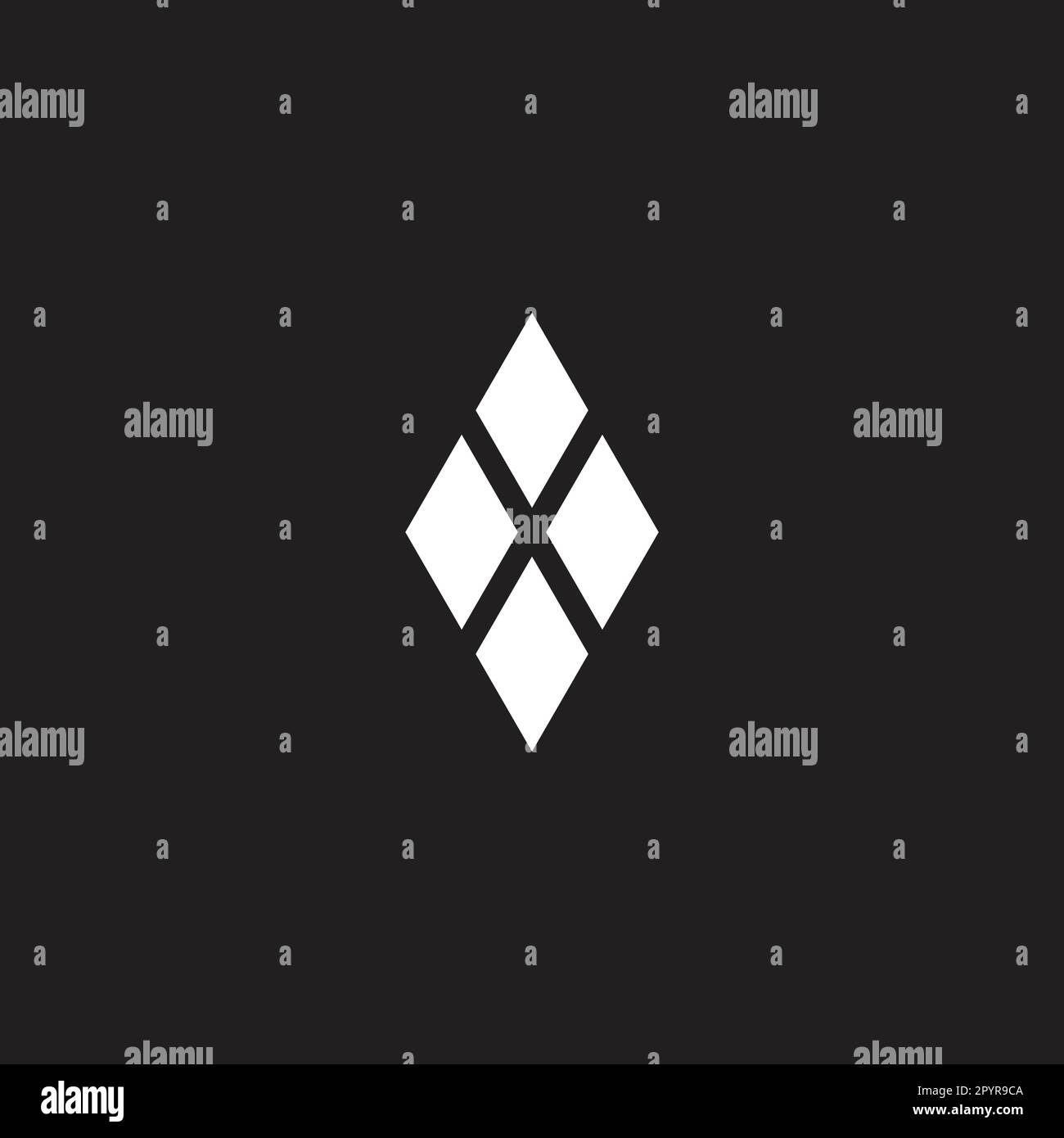 Letter X window or diamond geometric symbol simple logo vector Stock ...