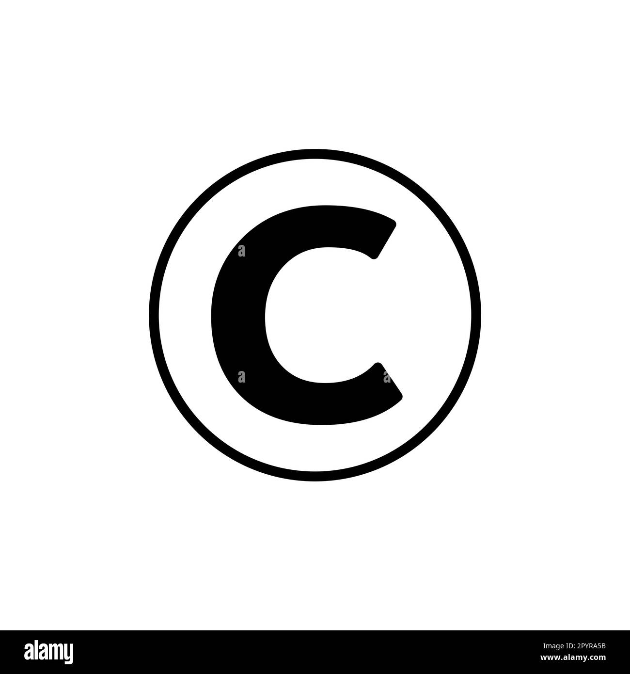 Copyright icon vector. copyright symbol Stock Vector Image & Art - Alamy