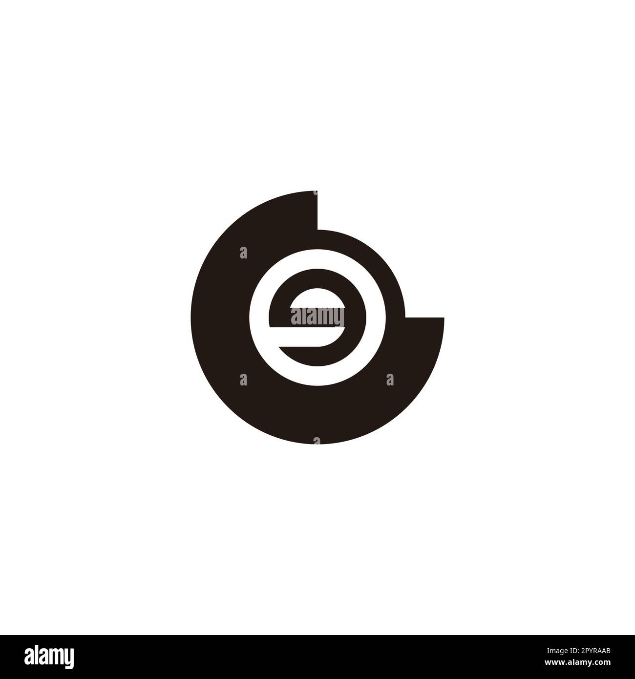 Letter g in G, circle geometric symbol simple logo vector Stock Vector ...