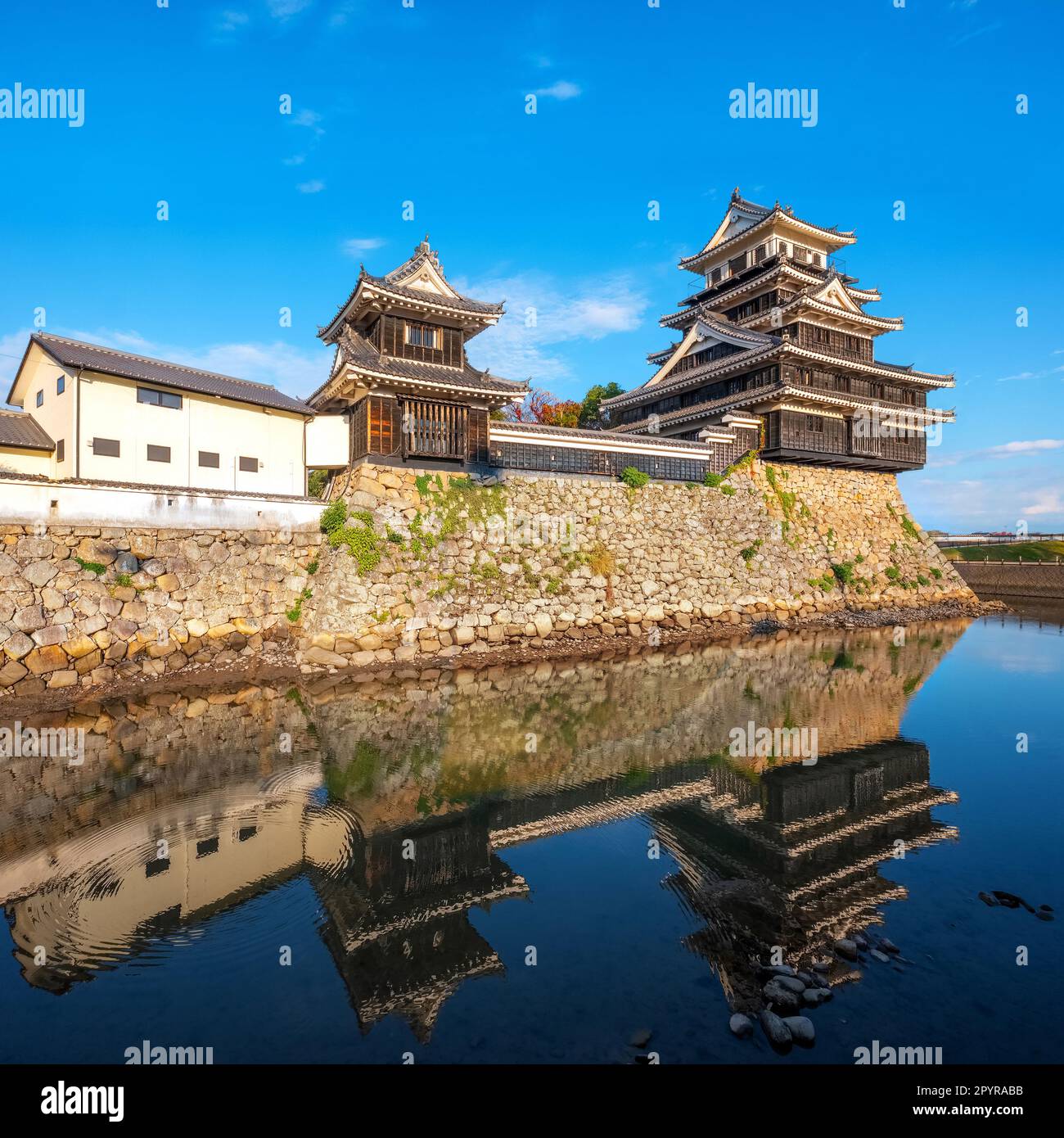 Nakatsu, Japan - Nov 26 2022: Nakatsu Castle known as one of the three ...