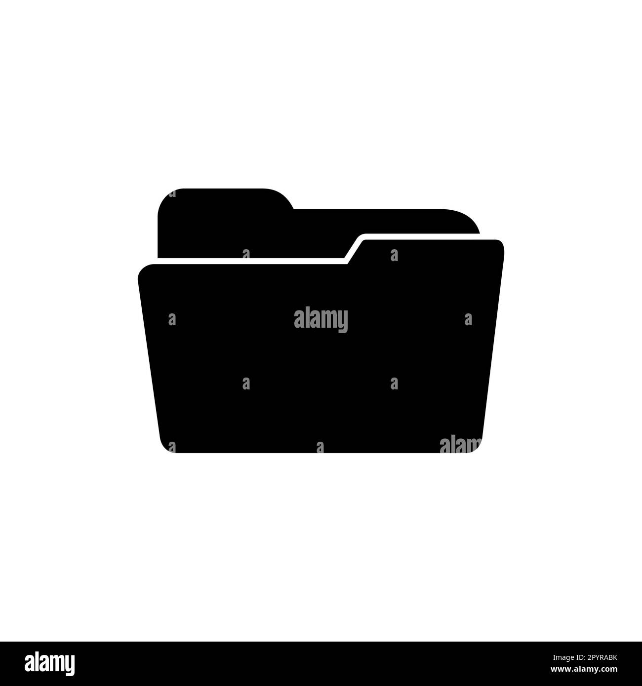 Folder icon vector. document folder icon Stock Vector Image & Art - Alamy