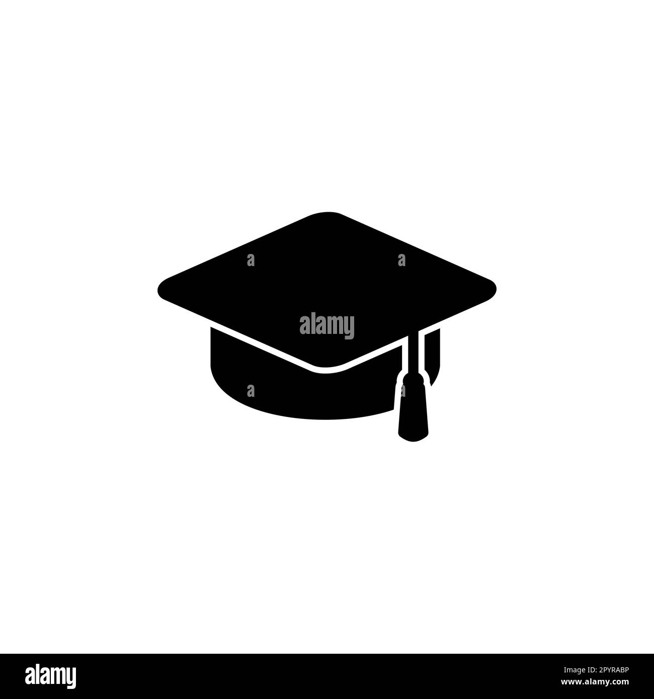 Education icon vector. graduation cap icon vector Stock Vector Image ...