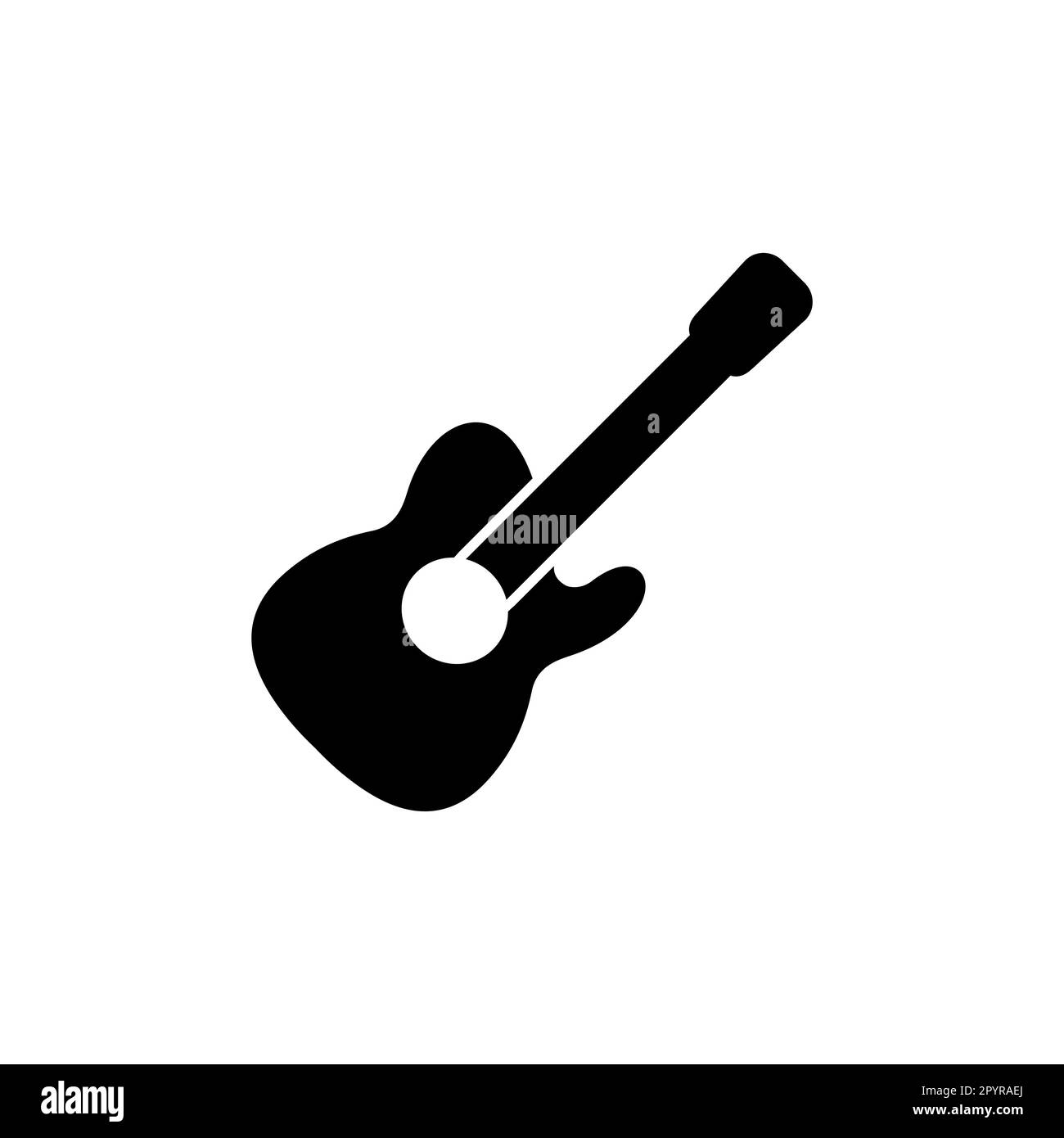 Guitar icon vector. musical instrument sign Stock Vector Image & Art ...