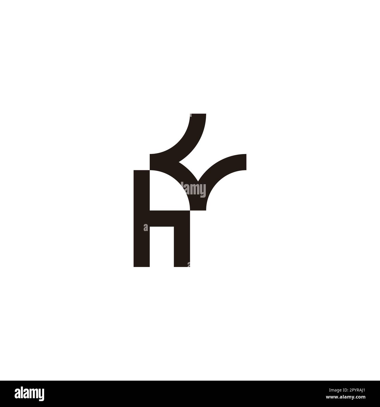 Letter h and G diamond geometric symbol simple logo vector Stock Vector ...
