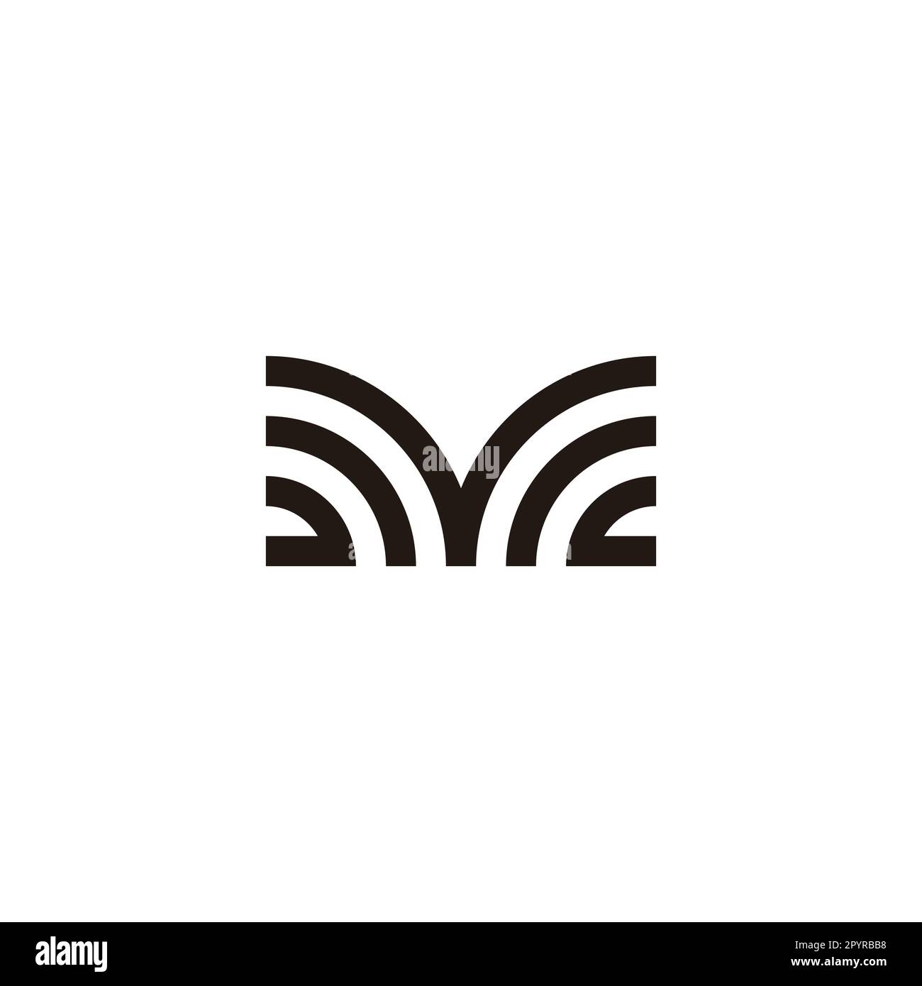 Letter M, v and c geometric symbol simple logo vector Stock Vector Image & Art - Alamy