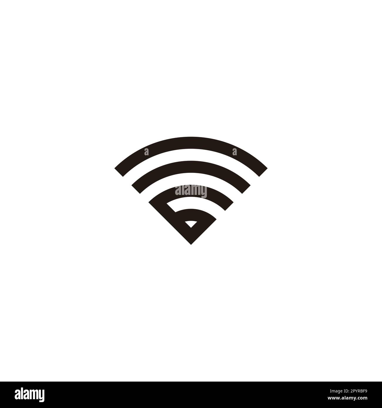 Number 6 signal geometric symbol simple logo vector Stock Vector Image ...