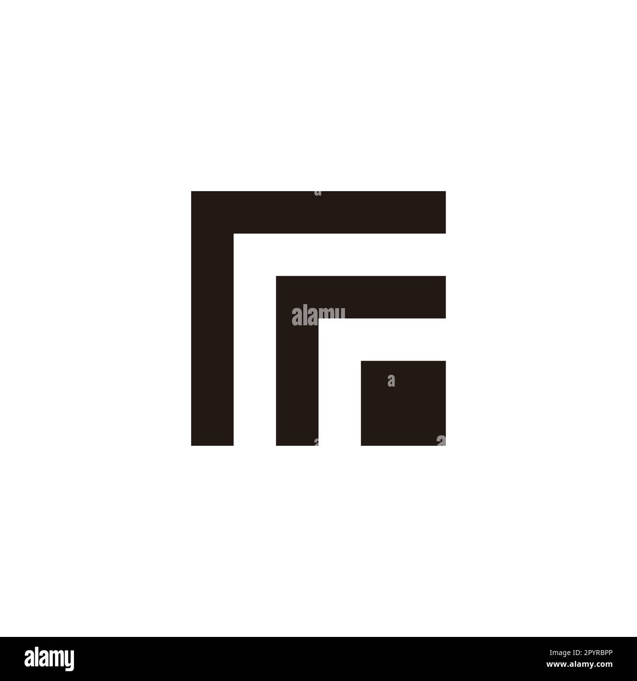 Letter r r square geometric symbol simple logo vector Stock Vector ...