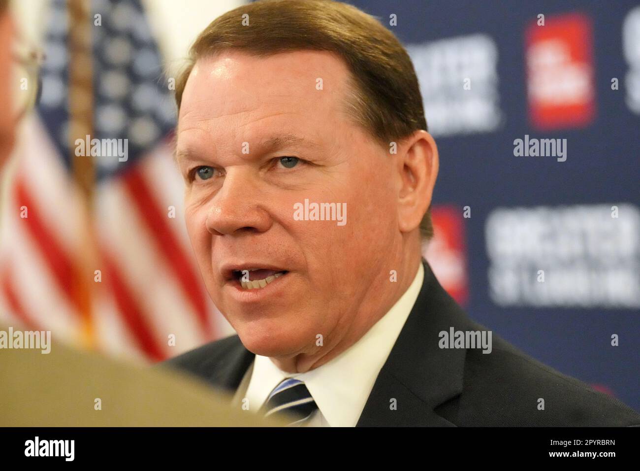 St. Louis, United States. 04th May, 2023. U.S. Congressman Sam Graves ...