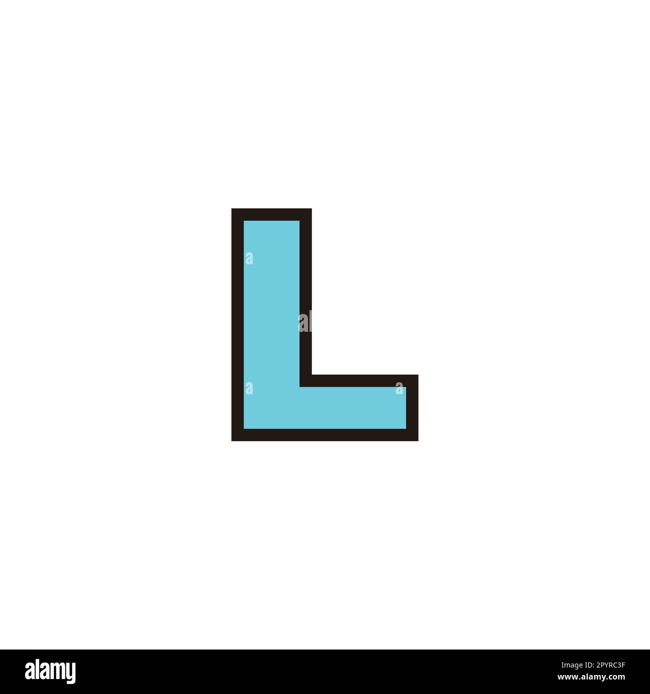 Blue alphabet l Stock Vector Images - Alamy