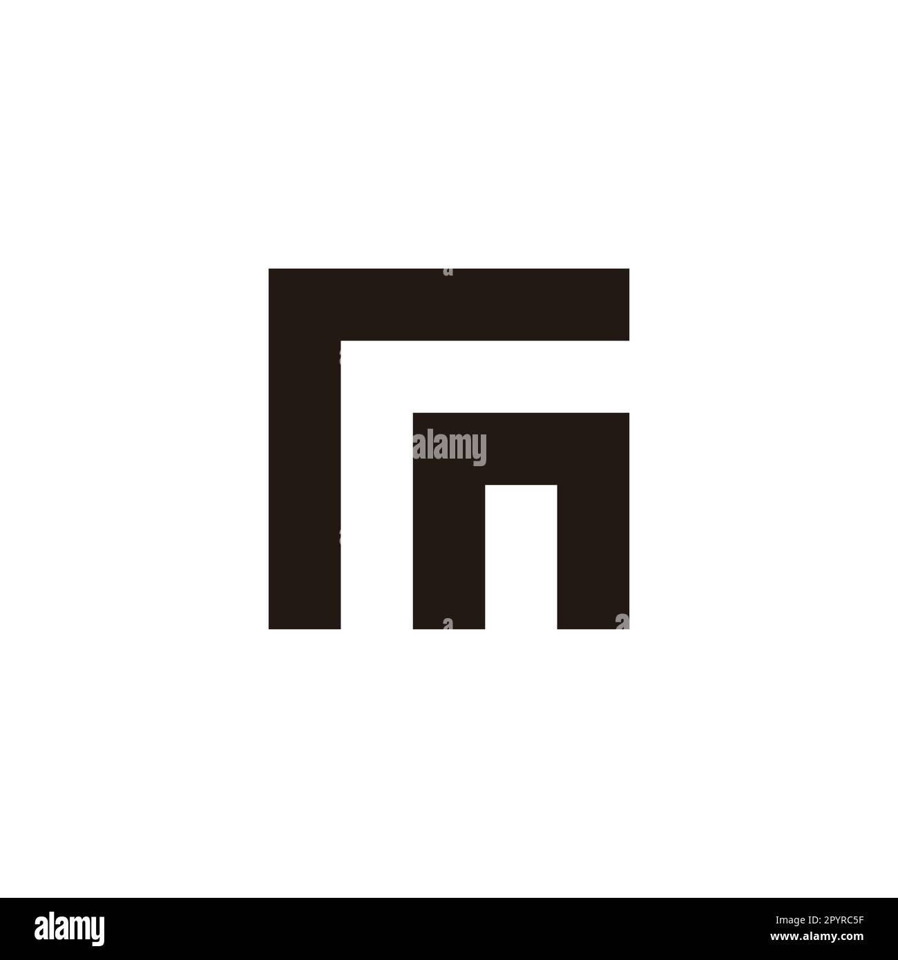 Letter rn building geometric symbol simple logo vector Stock Vector Image & Art - Alamy