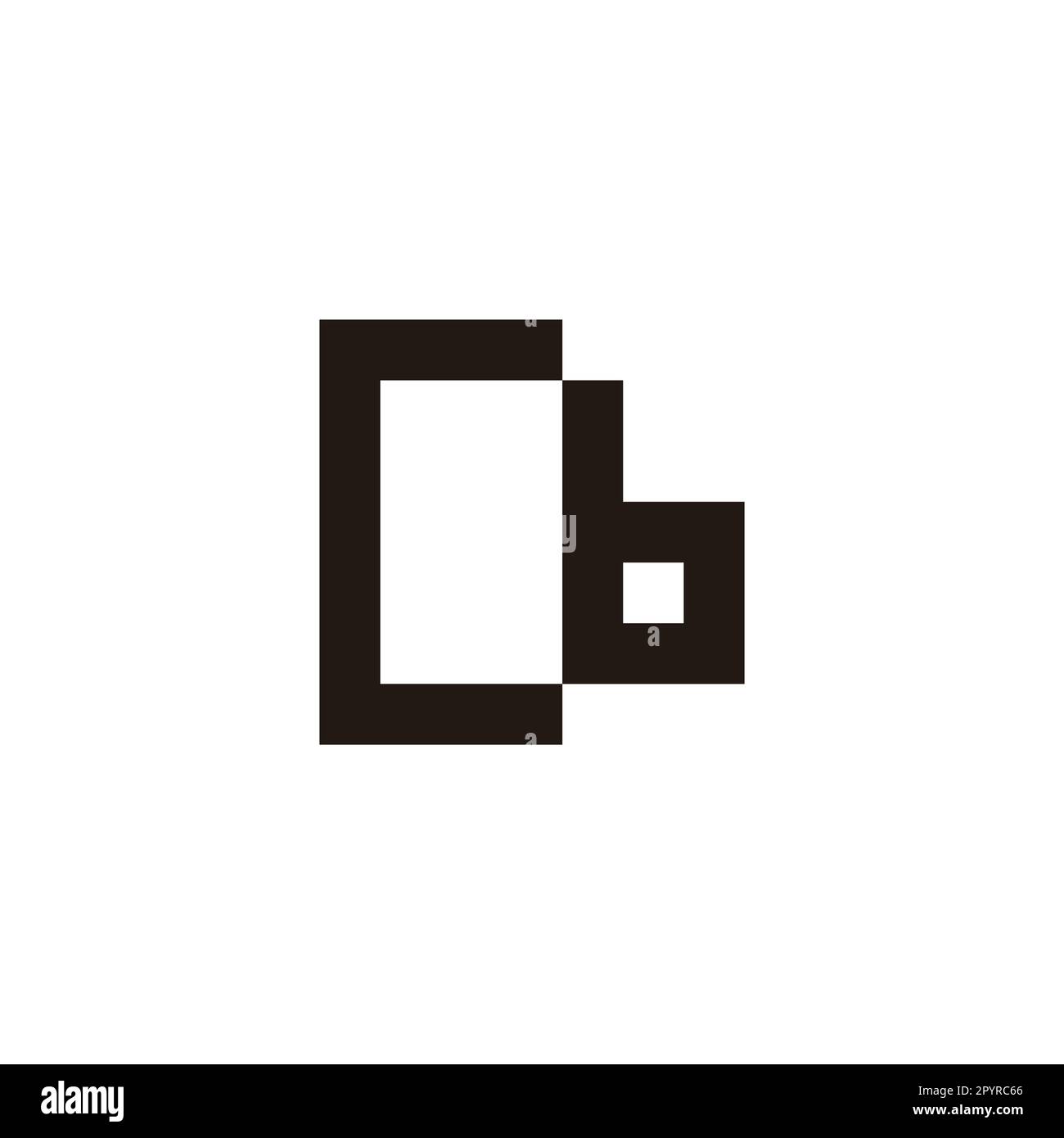 Letter Cb square geometric symbol simple logo vector Stock Vector Image ...