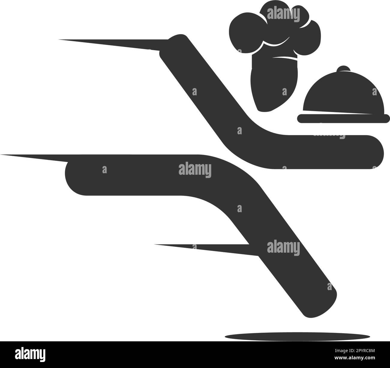 catering logo template. Icon Illustration Brand Identity. Isolated and ...