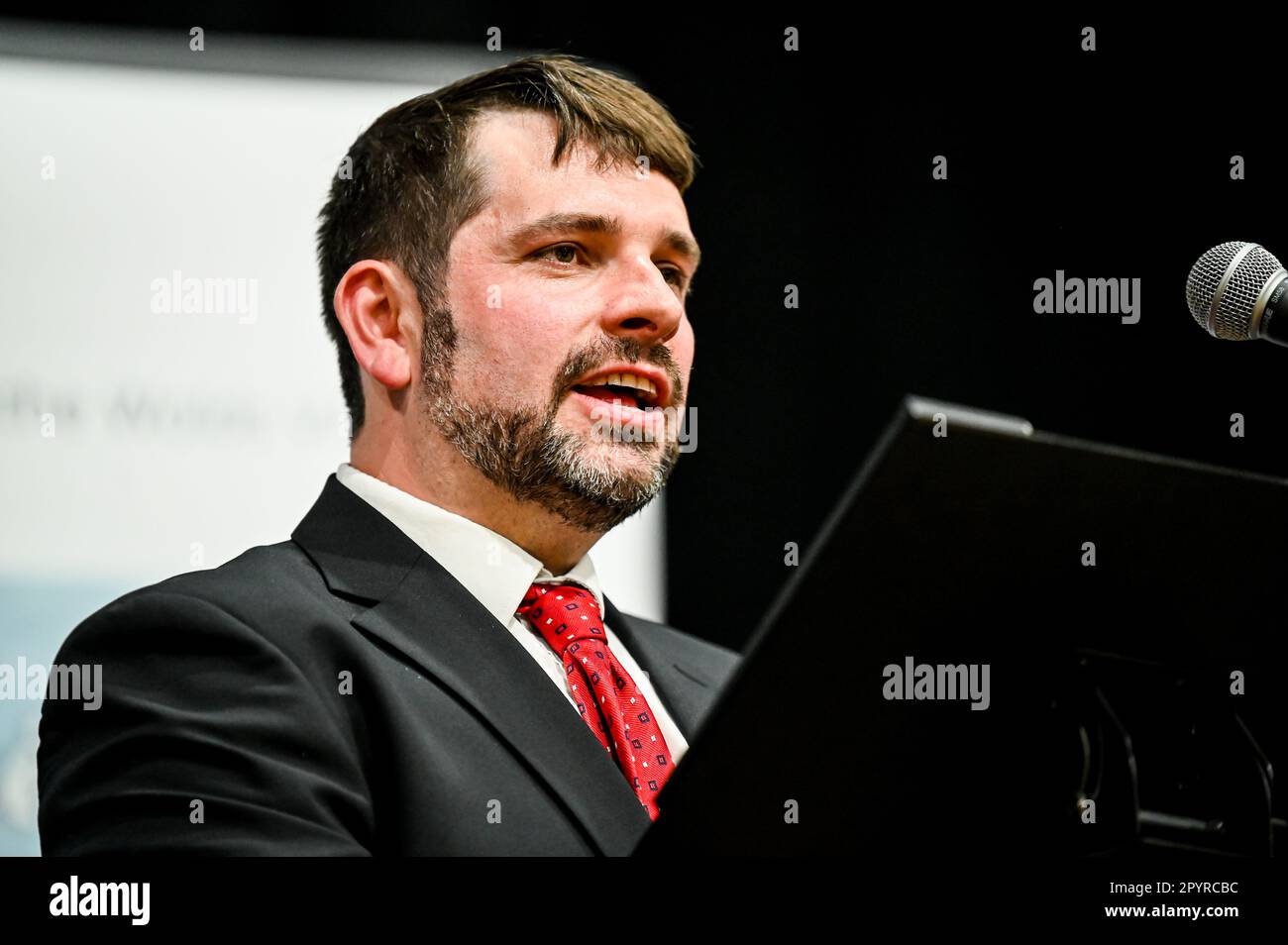 Grimsby, UK, 4th May, 2023. Matt Patrick, Labour, wins Heneage Ward ...