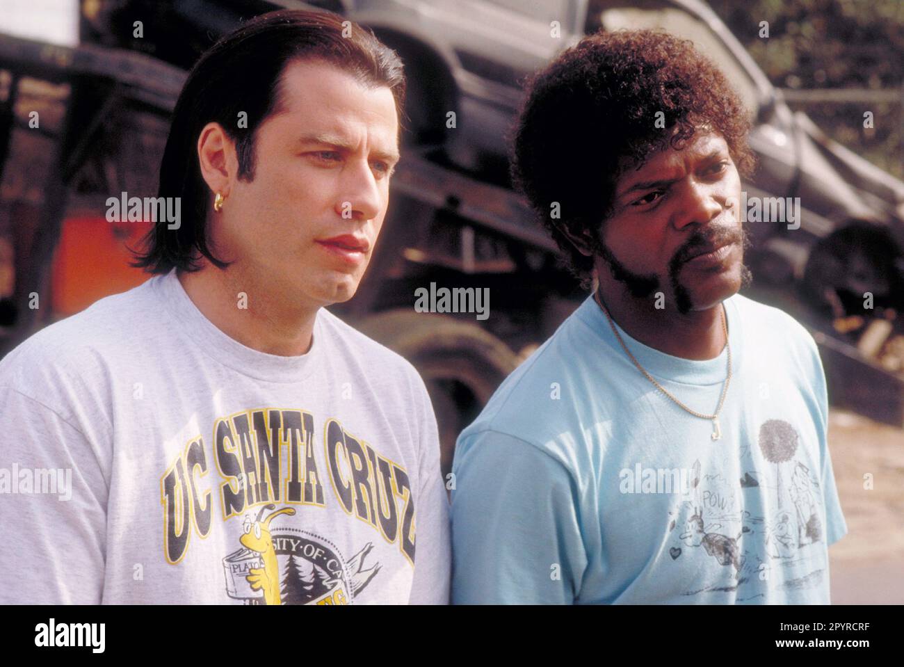 John Travolta, Samuel L. Jackson, "Pulp Fiction" (1994) Miramax File ...