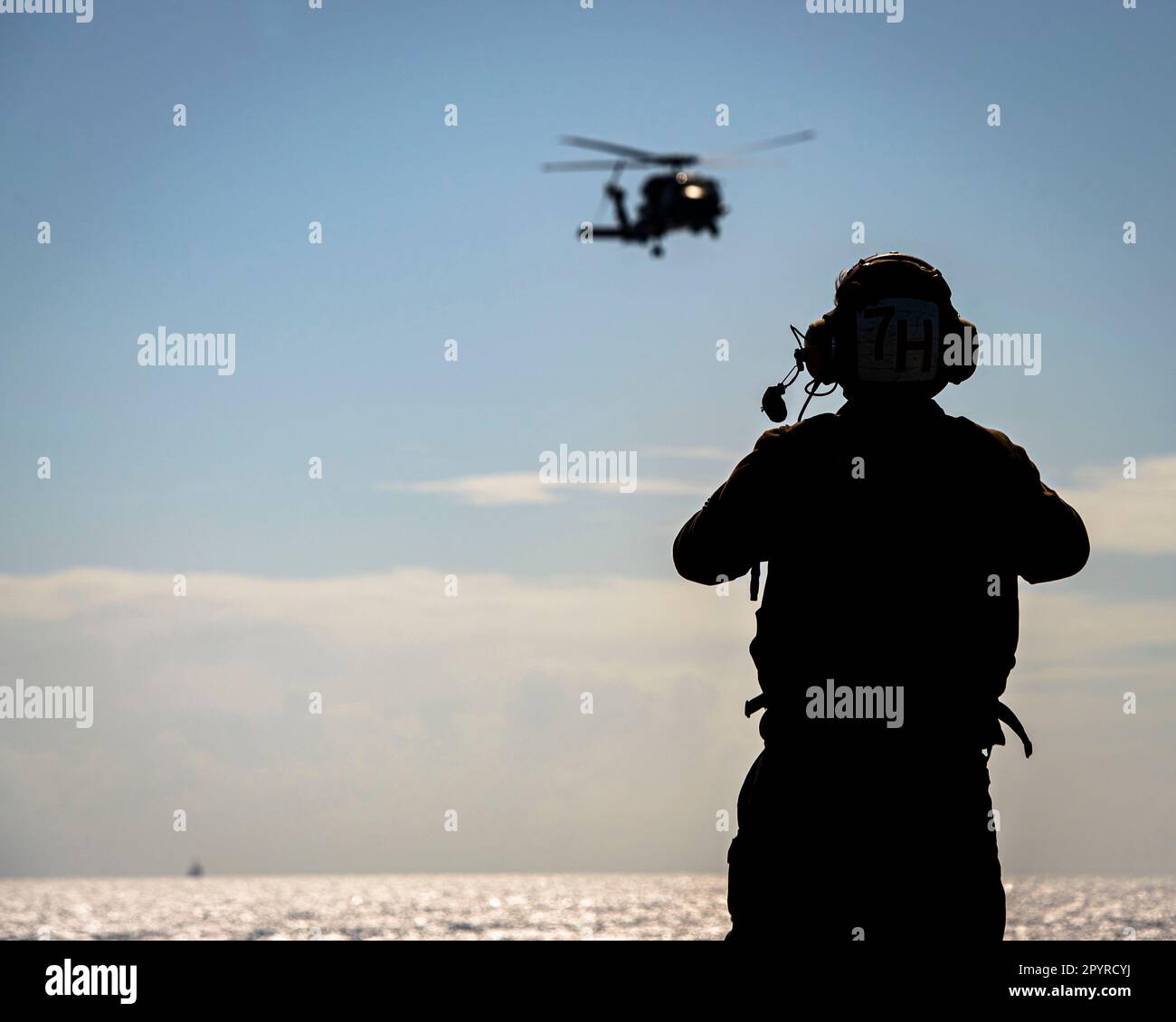 230504-N-MH015-1035 PHILIPPINE SEA (May 4, 2023) A U.S. Navy Sailor ...