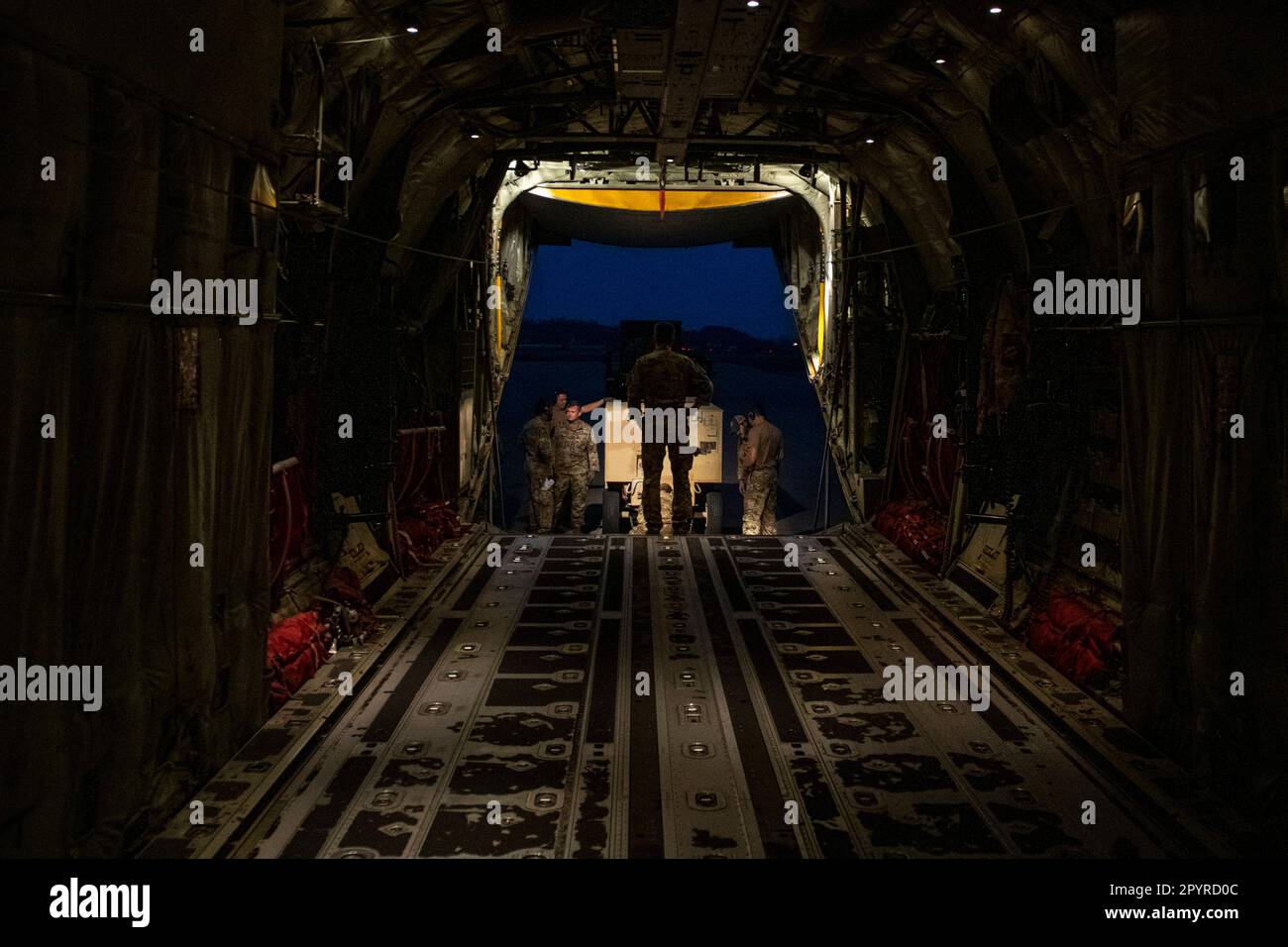 Members of the 612th Air Base Squadron assigned to Joint Task Force ...