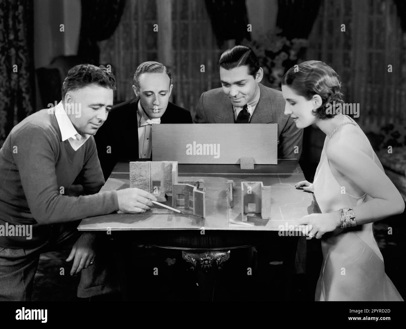 Clarence Brown, Leslie Howard, Clark Gable, Norma Shearer, "A Free Soul ...