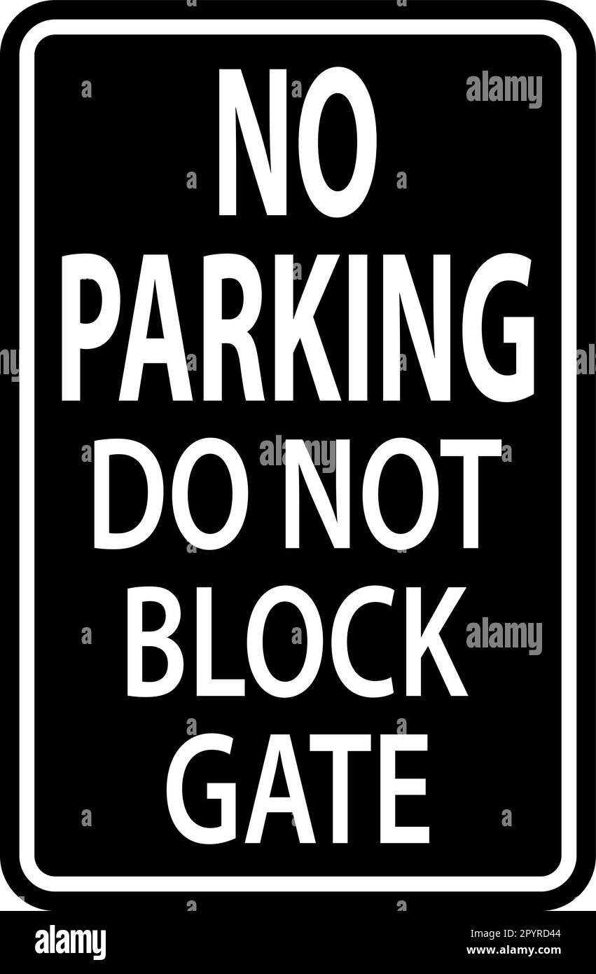 No access warning sign Black and White Stock Photos & Images - Alamy