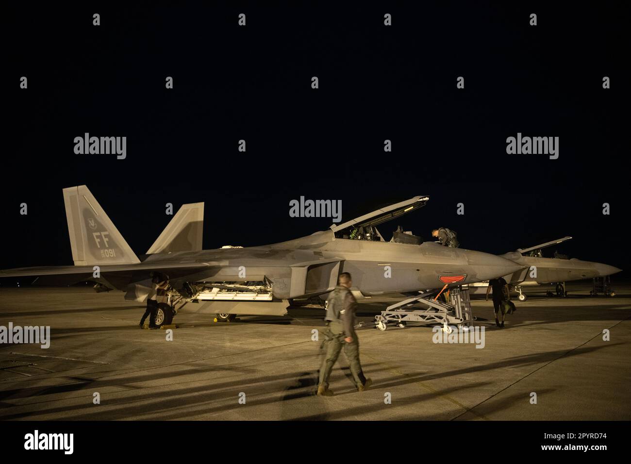 Airmen assigned to the 192nd Wing, Virginia Air National Guard, receive ...
