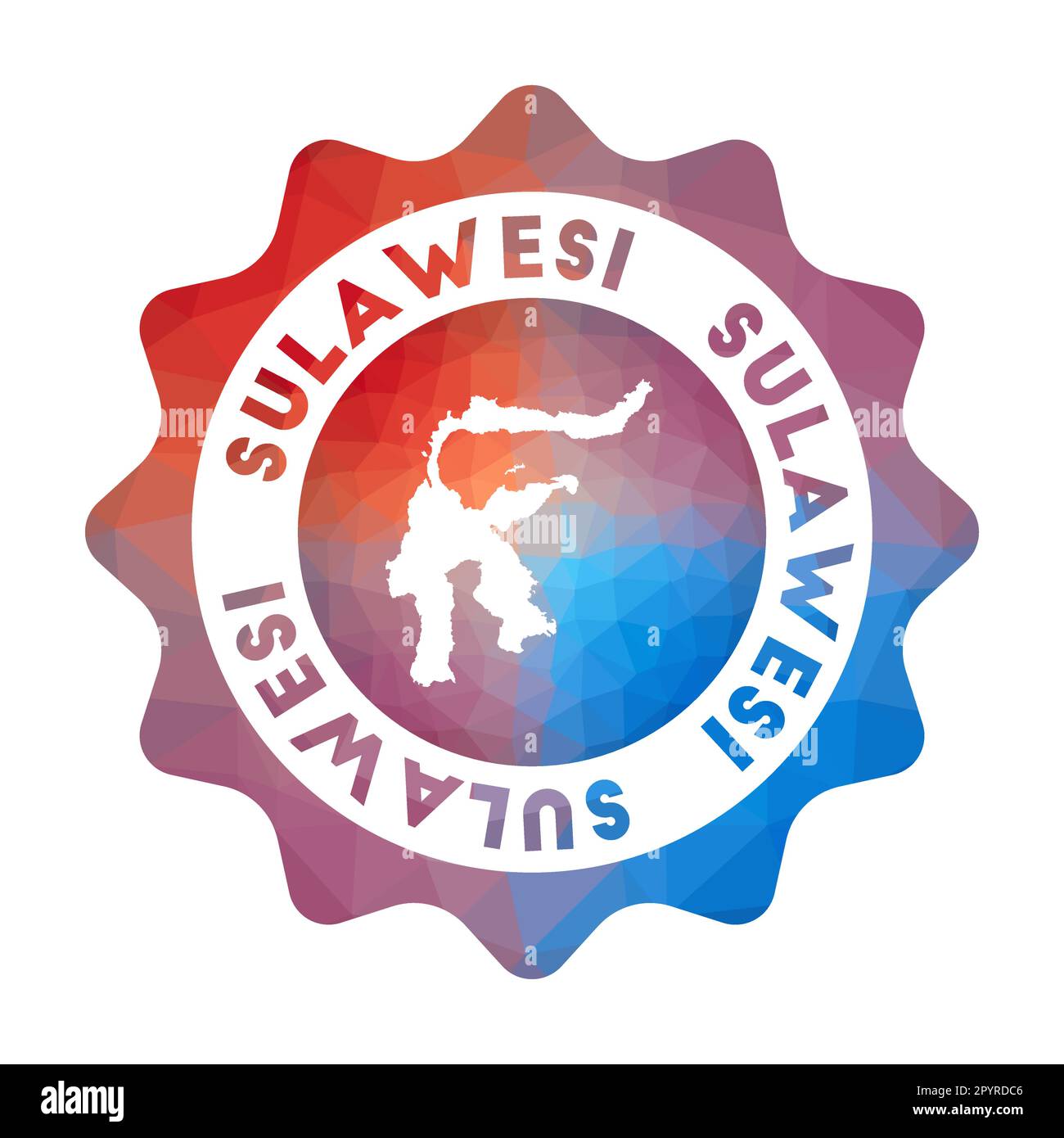 Map of south sulawesi hi-res stock photography and images - Alamy