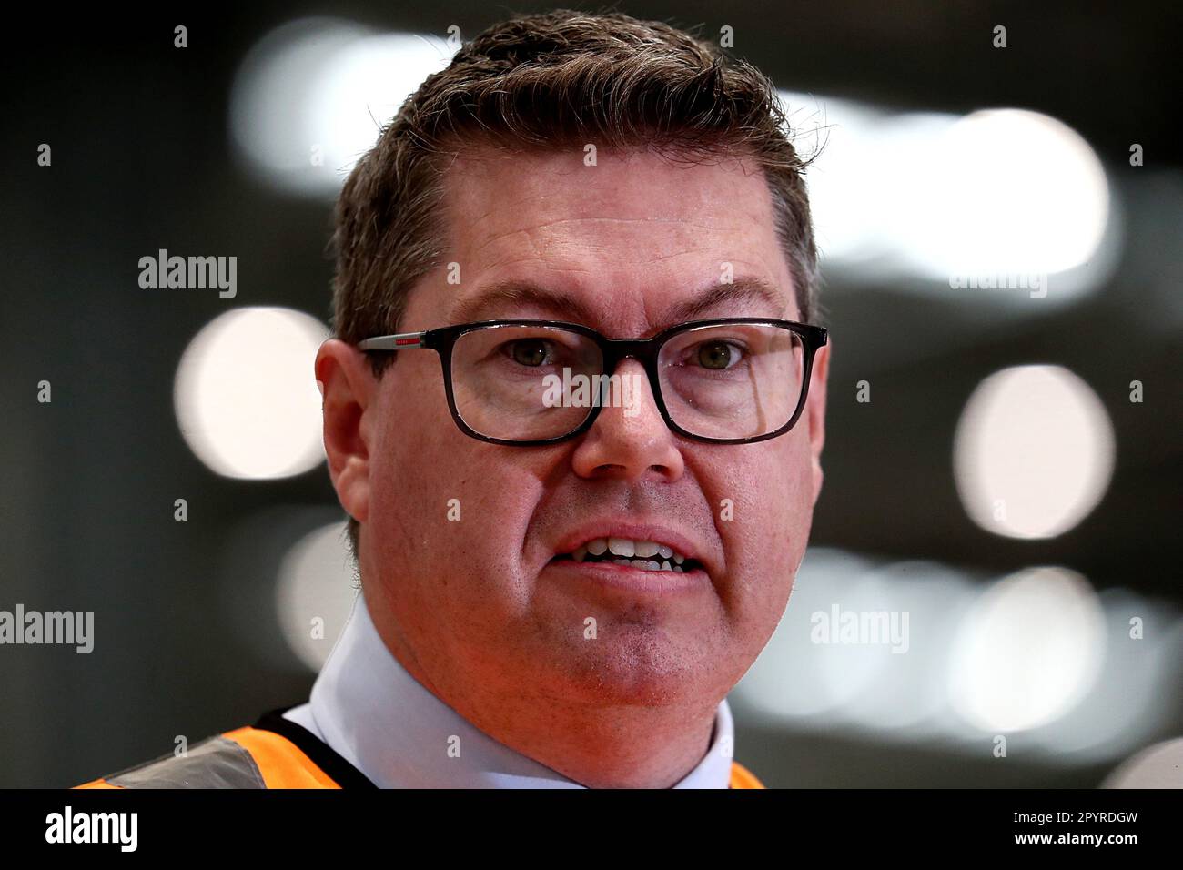 The Minister for Defence Industry, Pat Conroy during an announcement ...