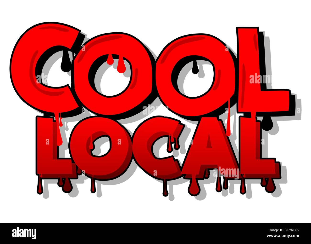 Graffiti local Stock Vector Images - Alamy