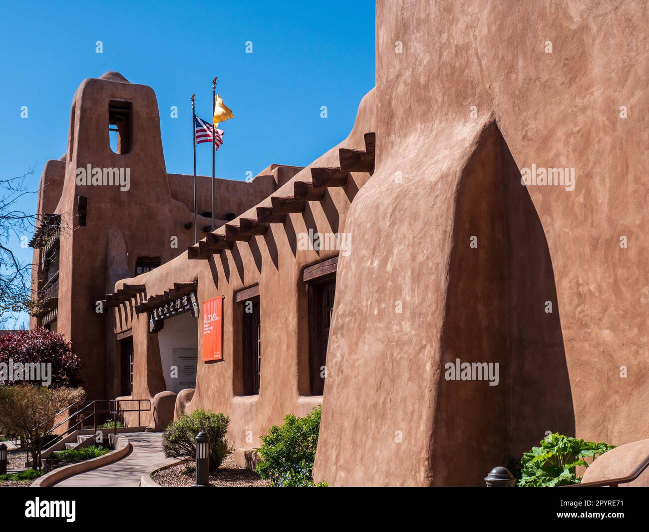 New Mexico Museum of Art in Santa Fe Stock Photo - Alamy