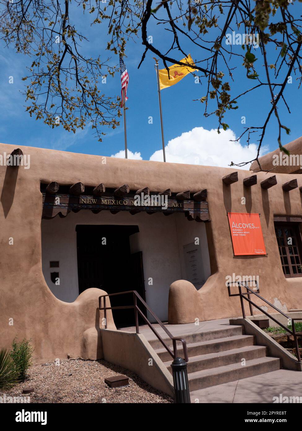 New Mexico Museum of Art in Santa Fe, New Mexico Stock Photo - Alamy