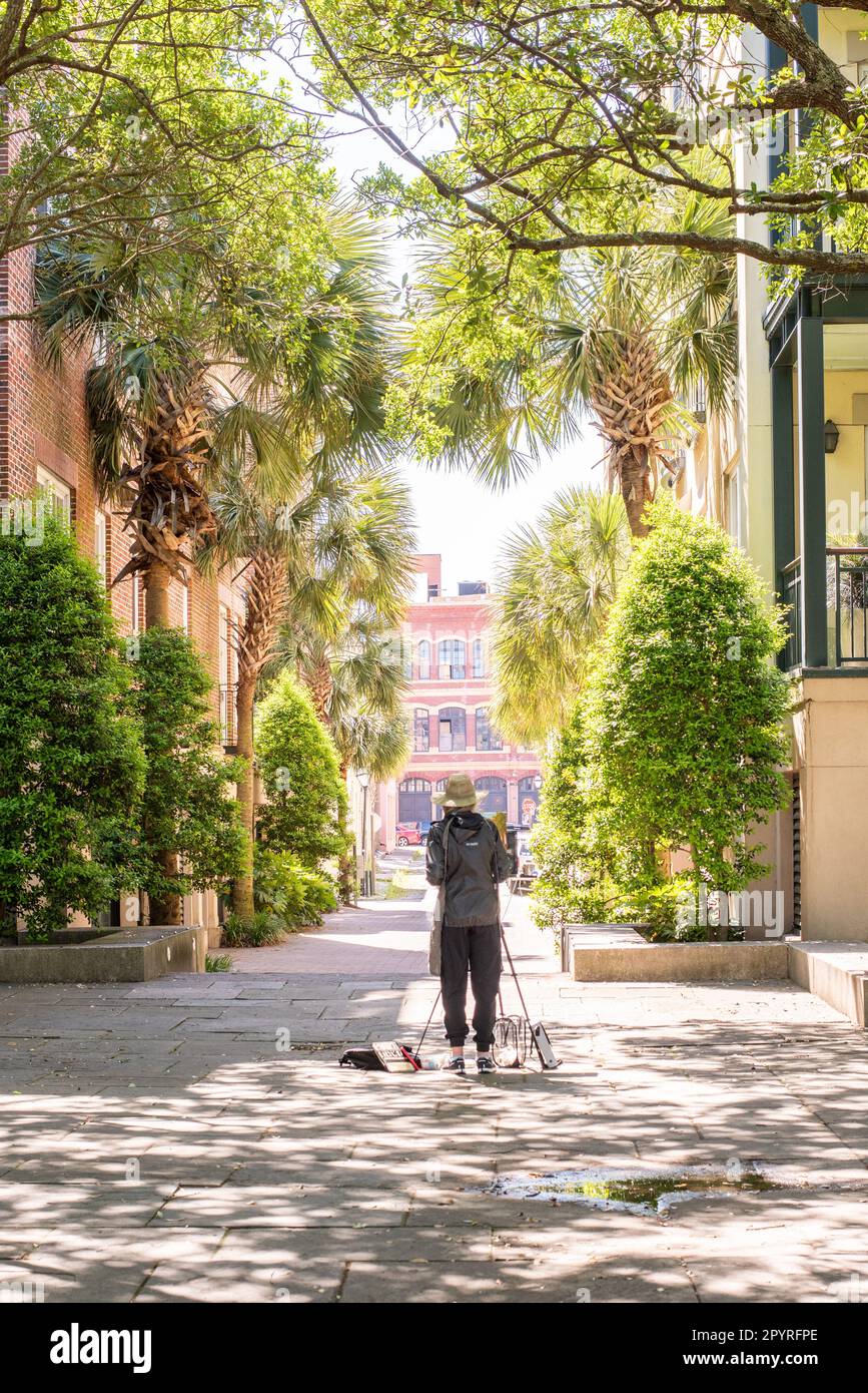 Spring day on a Water Taxi on Charleston Harbor, Charleston, South ...