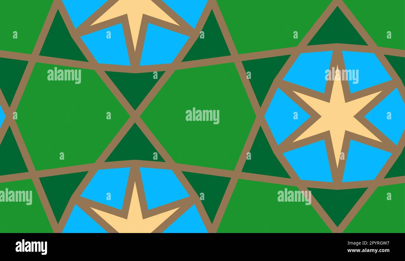 Arabic seamless girih pattern with classic islamic culture ornament ...