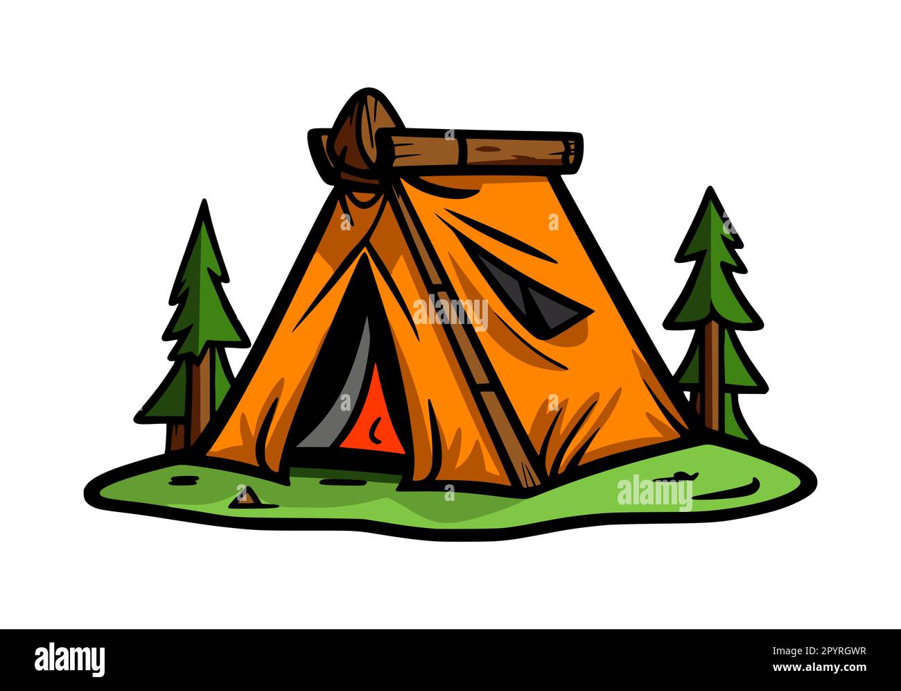 Sign Clipart Camping