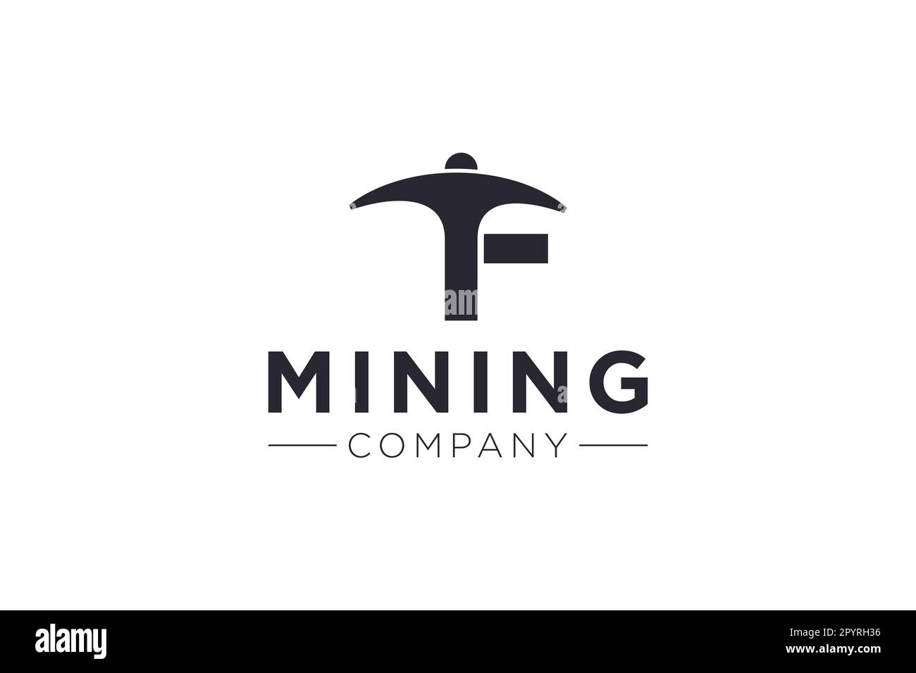 Letter F Mining logo icon design template vector Stock Vector Image & Art - Alamy