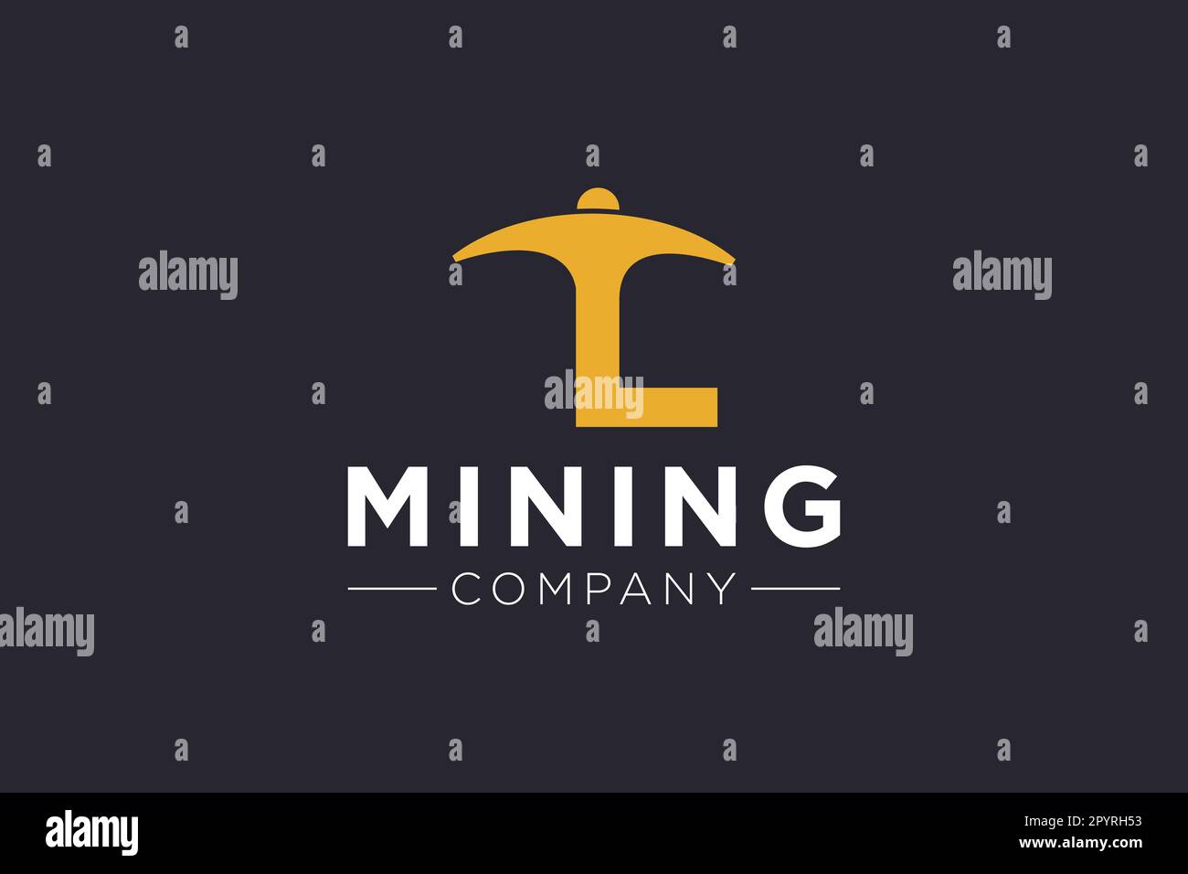 Letter L Mining logo icon design template vector Stock Vector Image ...
