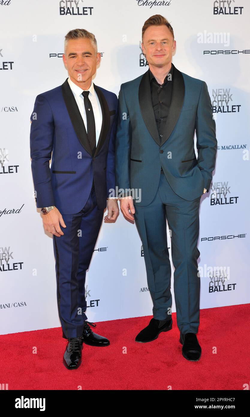 New York, USA. 04th May, 2023. L-R: Ross Rayburn and Christopher ...