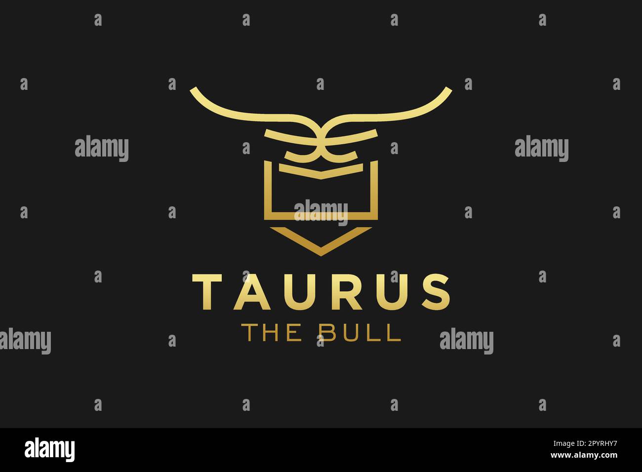 Letter U logo, Bull logo,head bull logo, monogram Logo Design Template ...