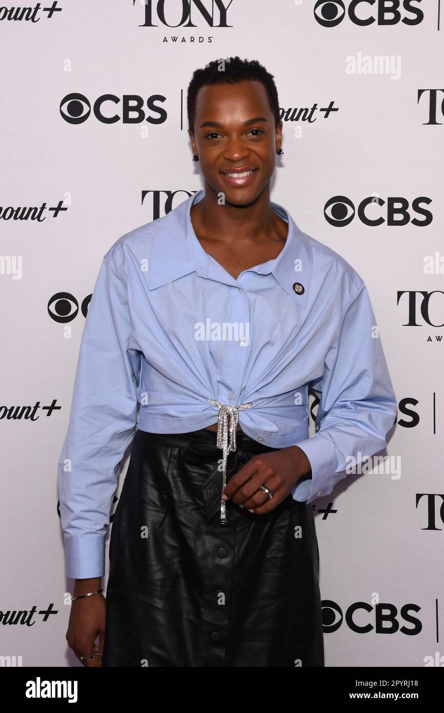 New York, USA. 04th May, 2023. J. Harrison Ghee walking the red carpet ...