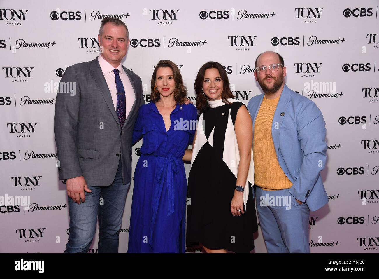 New York, USA. 04th May, 2023. John Johnson, Miriam Silverman, Sue Wagner and Greg Nobile ...