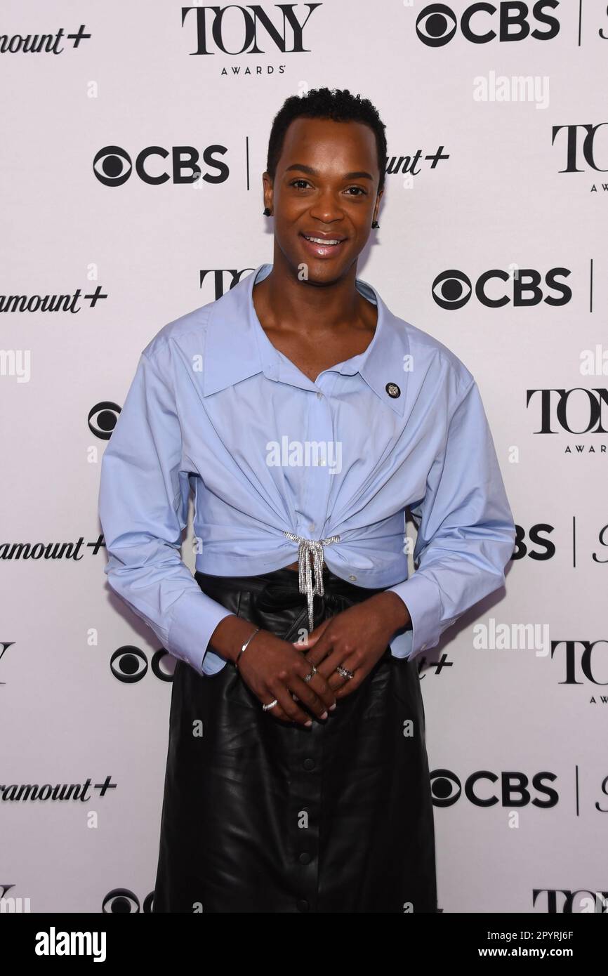 New York, USA. 04th May, 2023. J. Harrison Ghee walking the red carpet ...