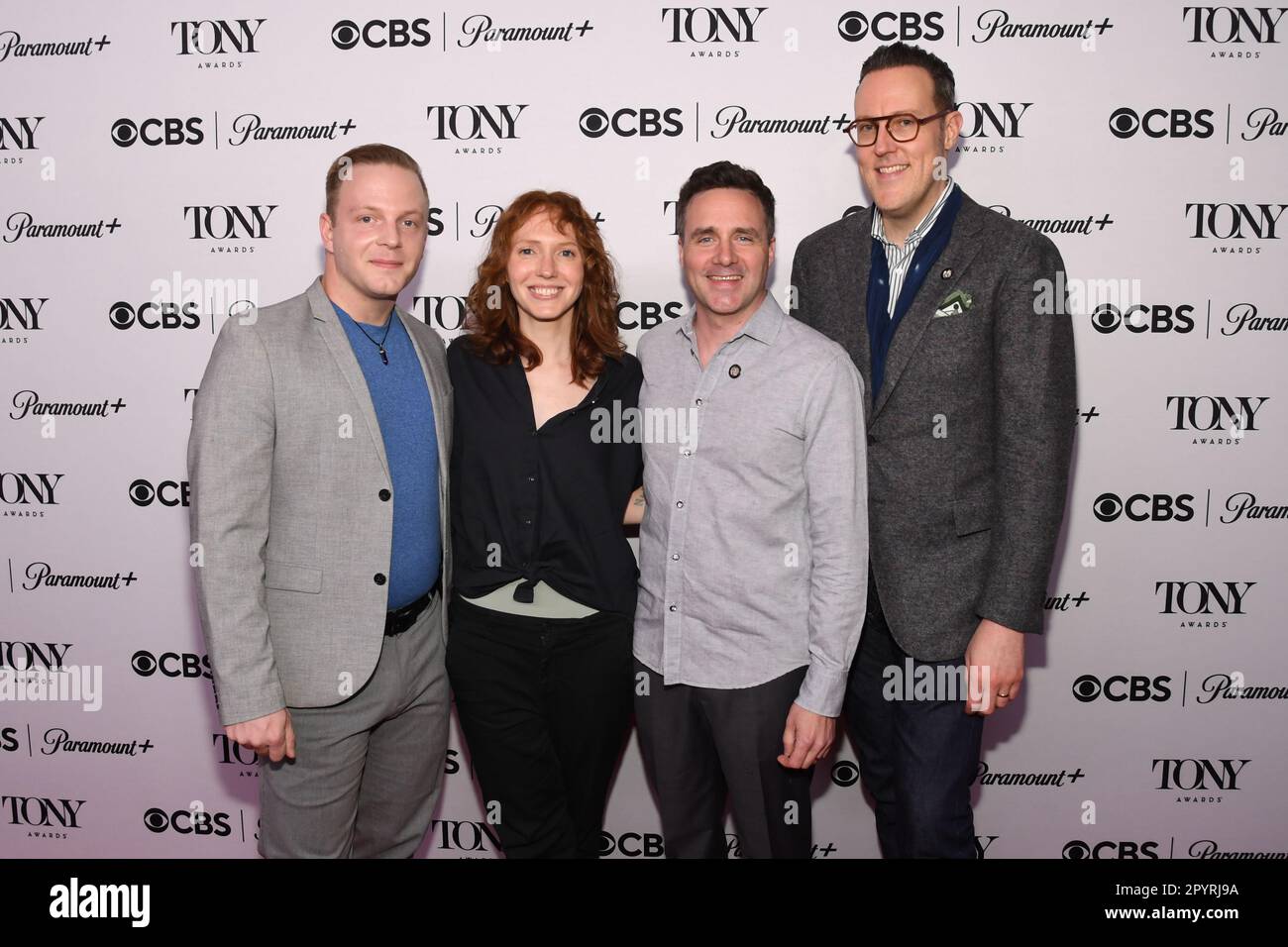 New York, USA. 04th May, 2023. Joshua D. Reid, Lucy Mackinson, Ben ...