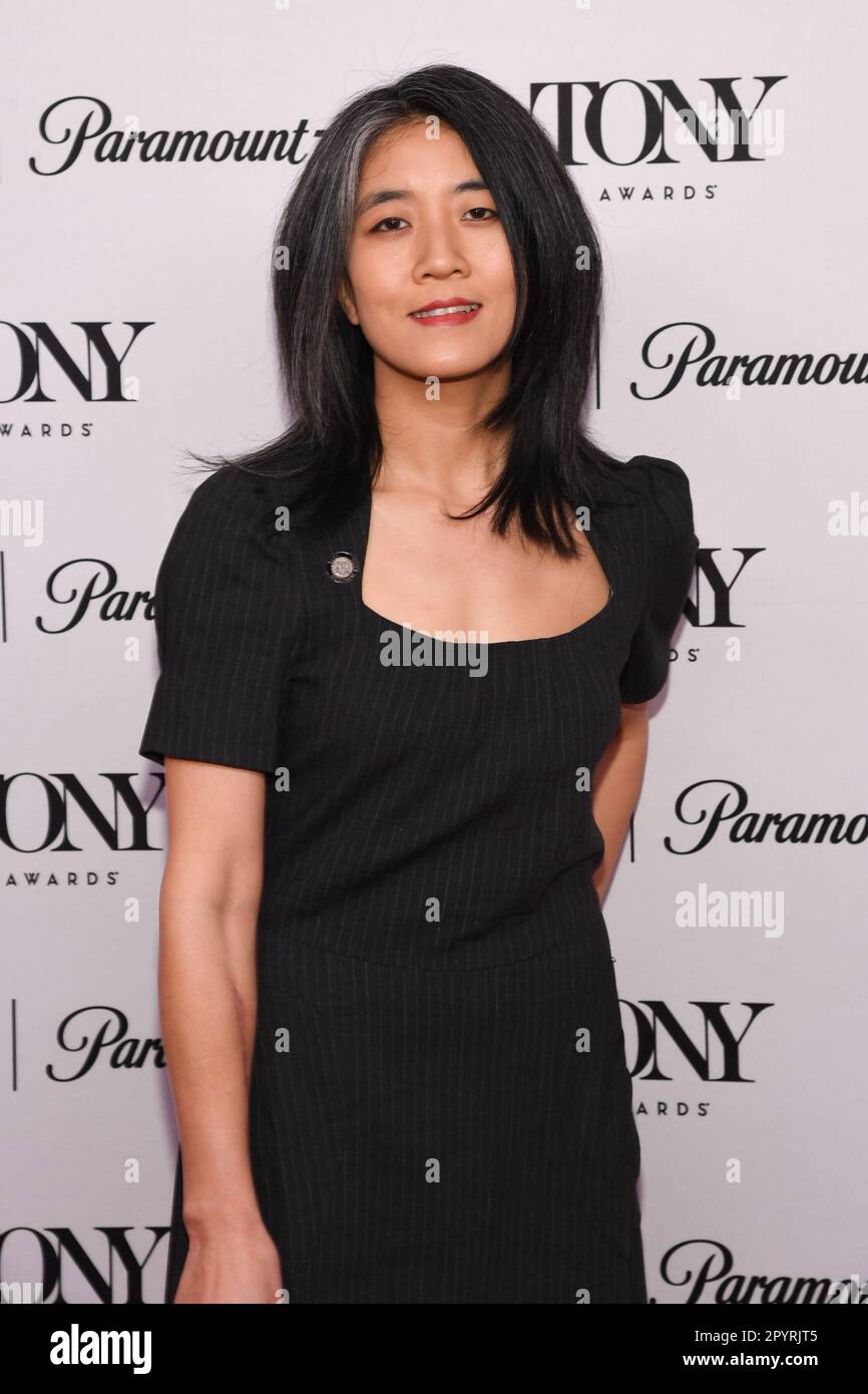 New York, USA. 04th May, 2023. Mimi Lien walking the red carpet at the 76th Annual Tony Awards ...