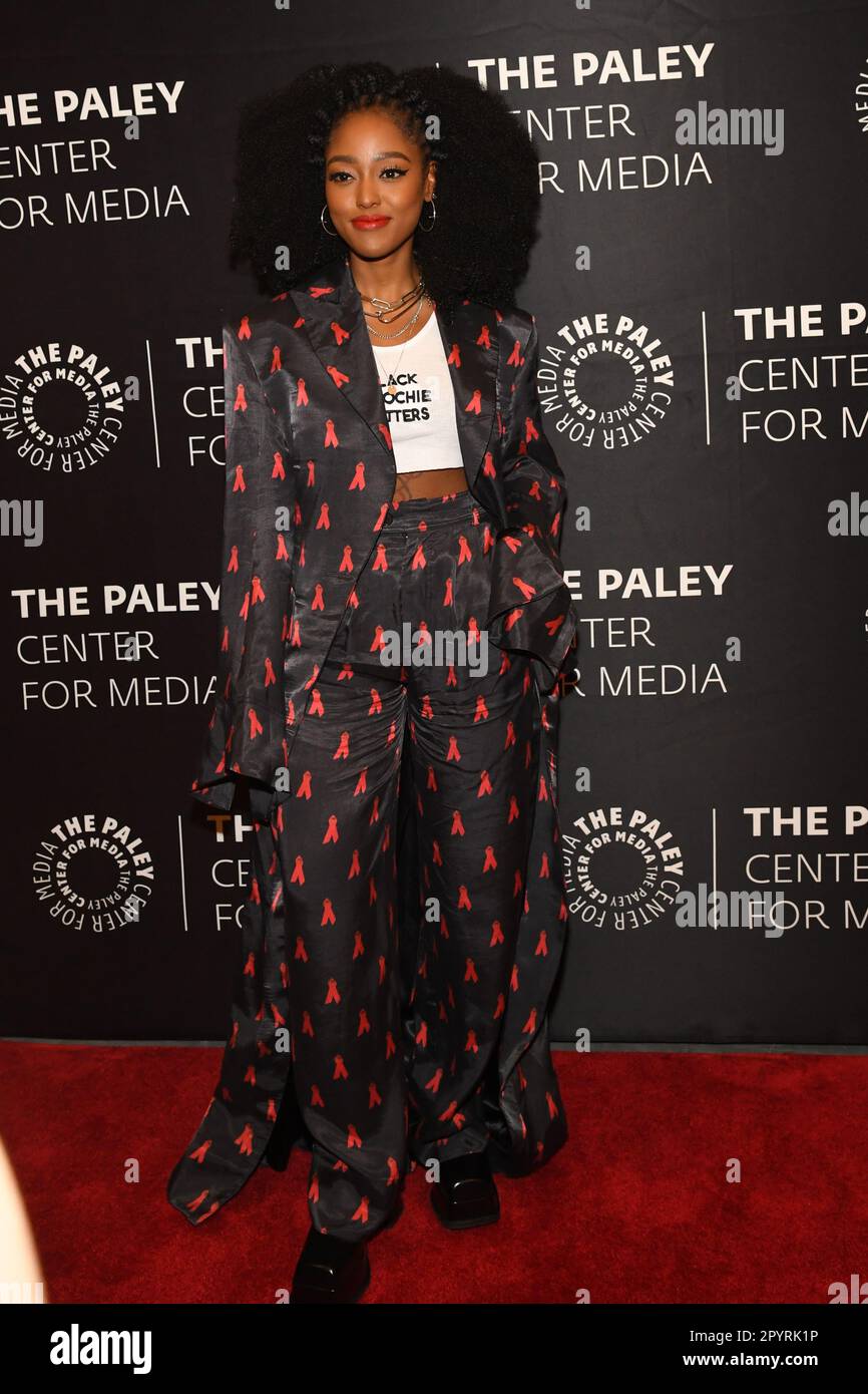 New York, USA. 04th May, 2023. Arsema Thomas walking the red carpet at ...