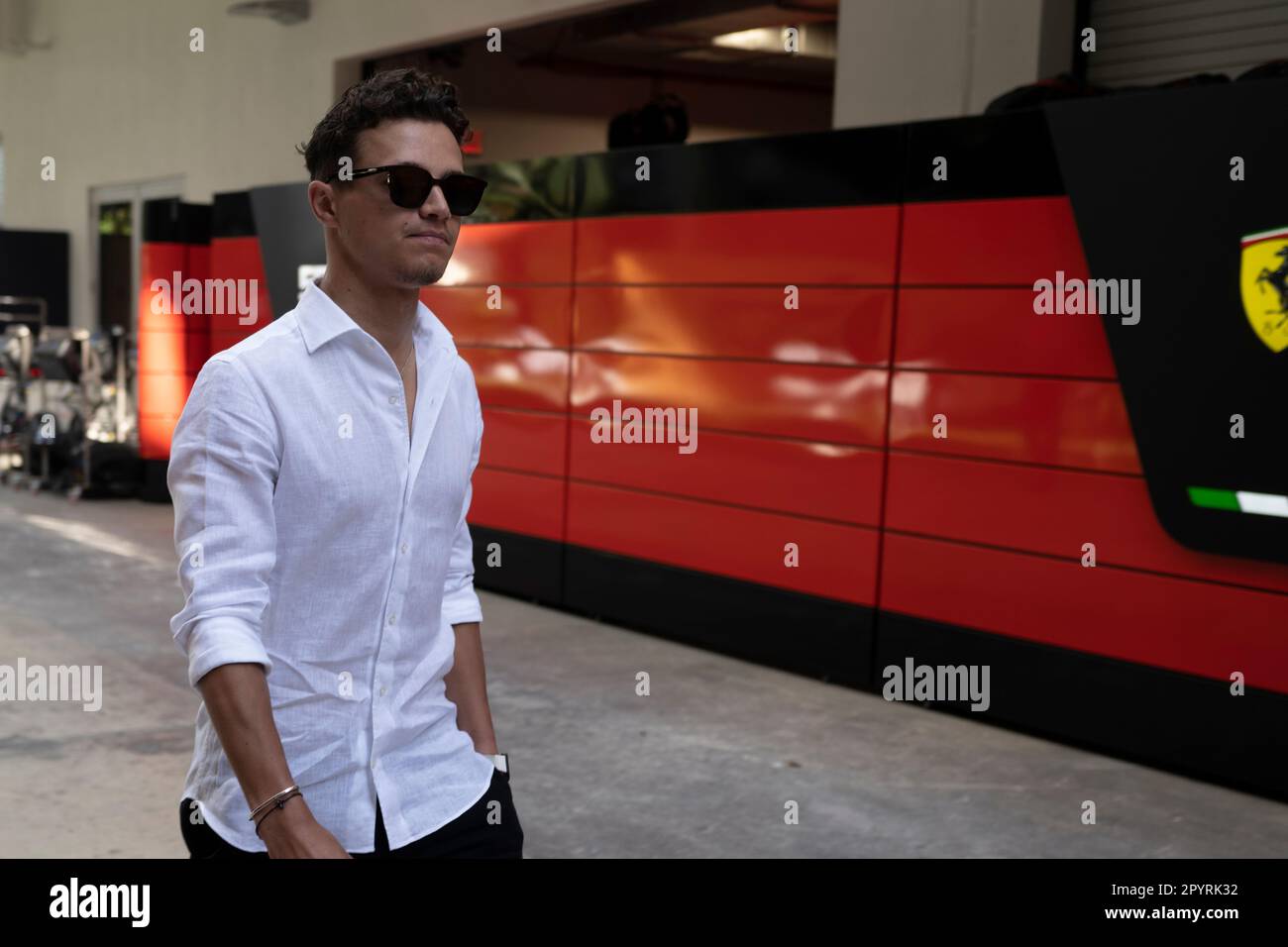 Miami, Florida, USA. 4th May, 2023. LANDO NORRIS (GBR) of McLaren #4 ...