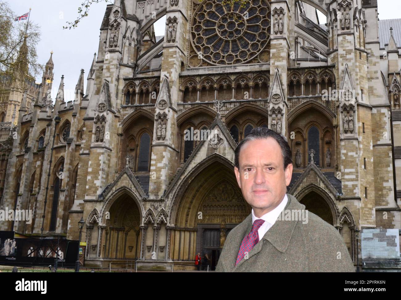 London, UK. 28th Apr, 2023. Nobility expert Alexander von Schönburg ...