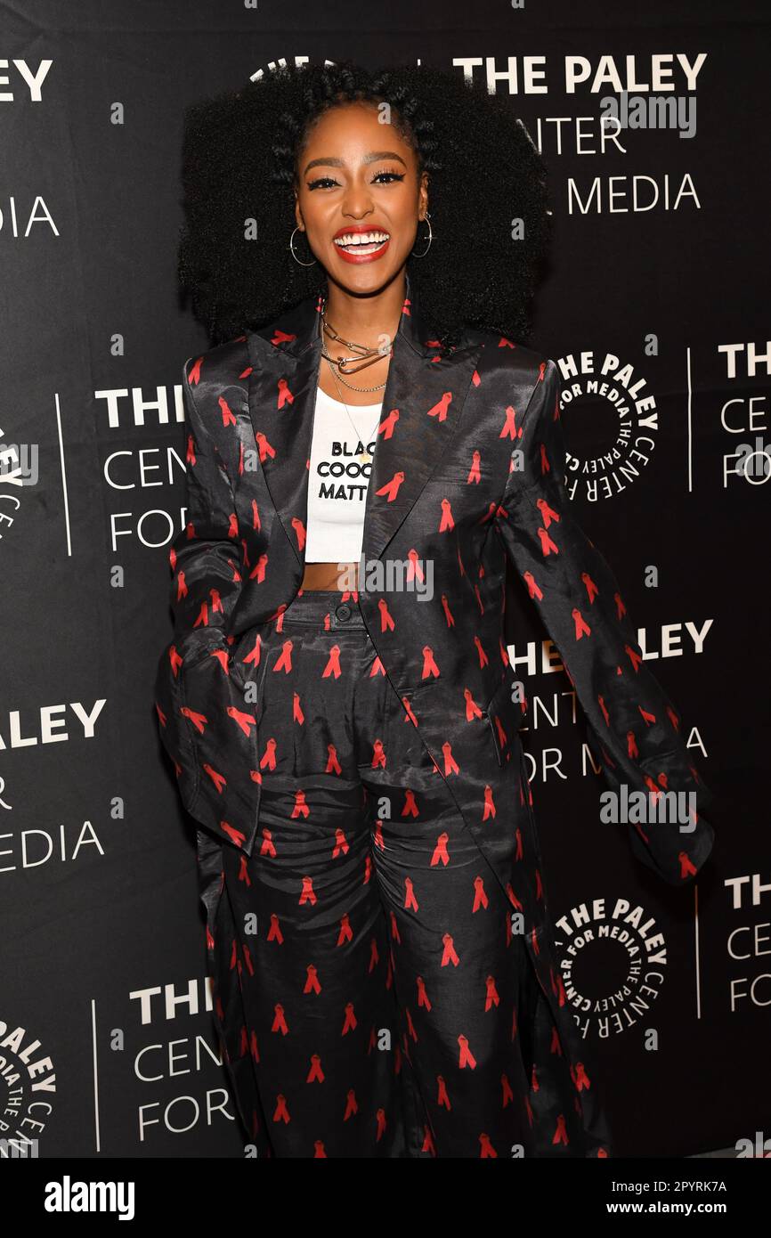 New York, USA. 04th May, 2023. Arsema Thomas walking the red carpet at ...