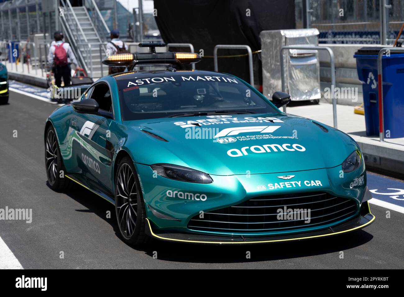 Miami, Florida, USA. 4th May, 2023. The Aston Martin FIA Safety Car ...